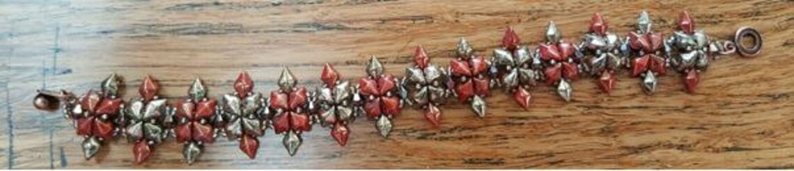 Studded Diamond Bracelet Pattern - Etsy