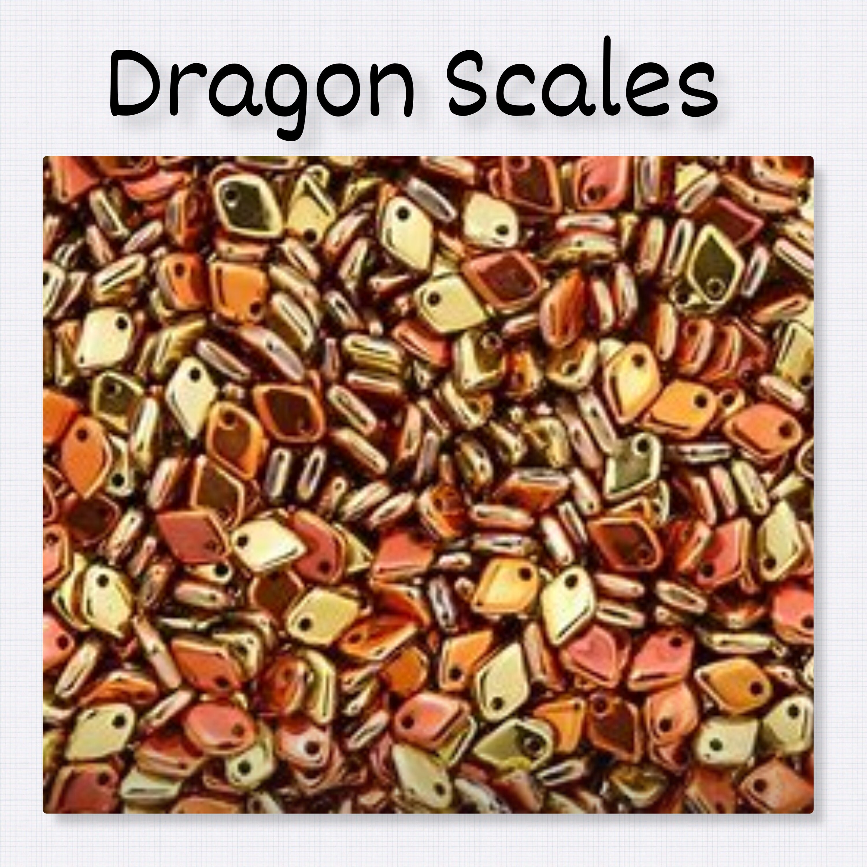 Dragon Scale Beads | Etsy
