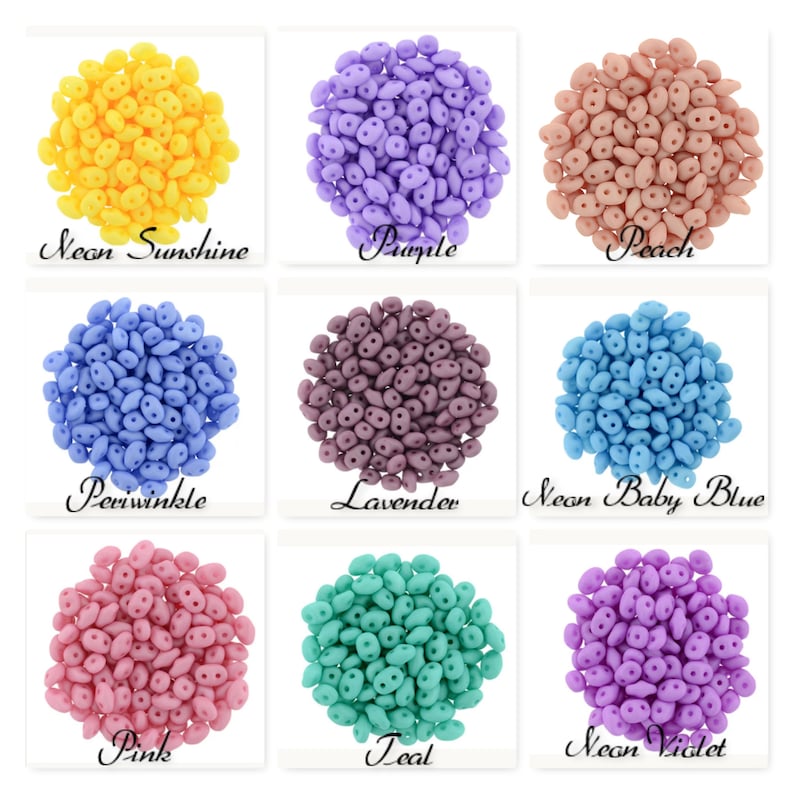 Superduo Saturated Colors - Etsy