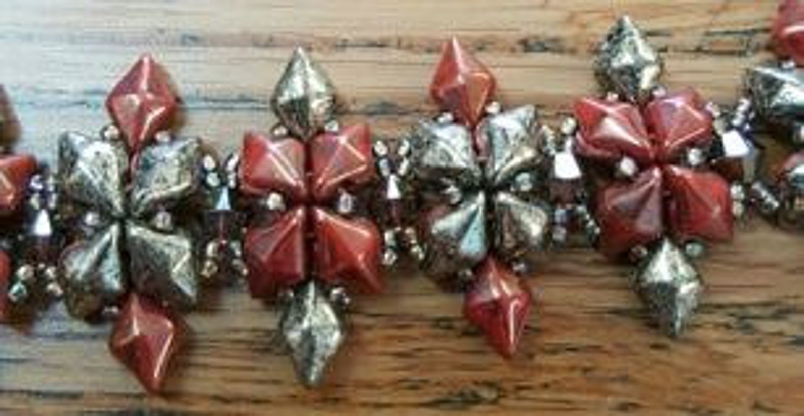 Studded Diamond Bracelet Pattern - Etsy