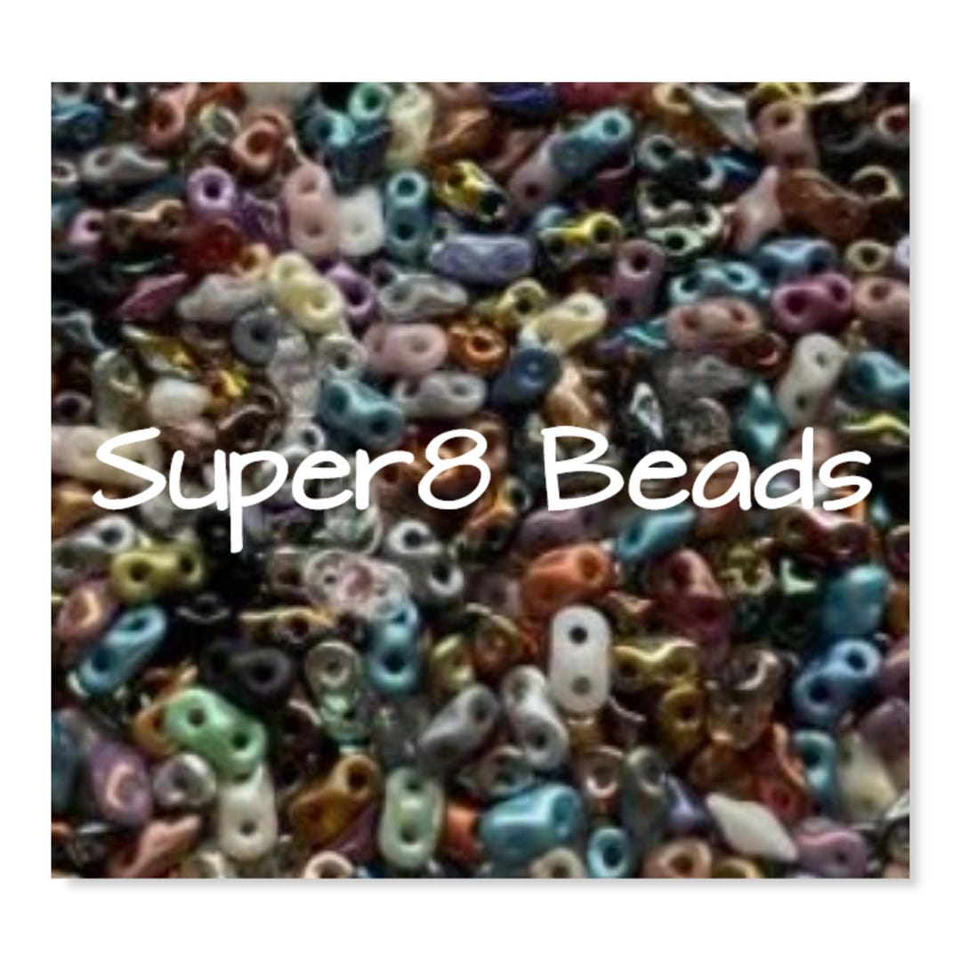 Super8 Beads - Czech Glass - Etsy