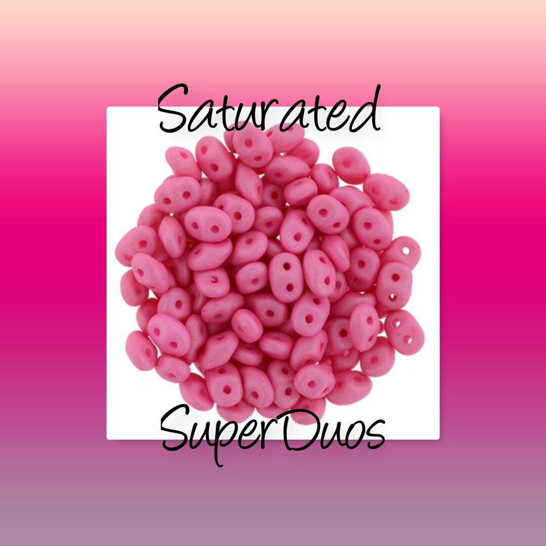 Superduo Saturated Colors - Etsy