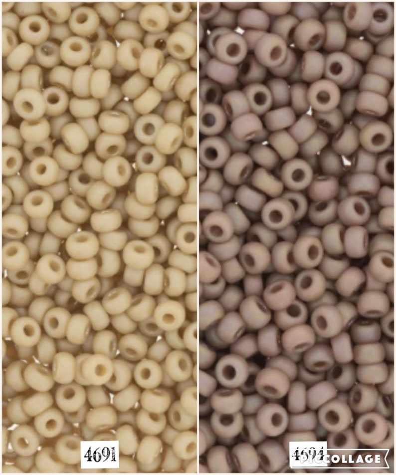 11/0 Seed Bead - Matte Opaque Glazed - Miyuki - Etsy