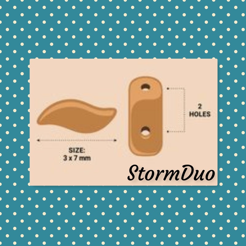 Storm Duo Beads - Etsy
