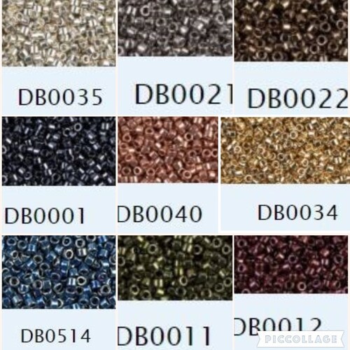 Delica Lot Salty Seas 11/0 Delica 9 Color Lot 5-gram - Etsy