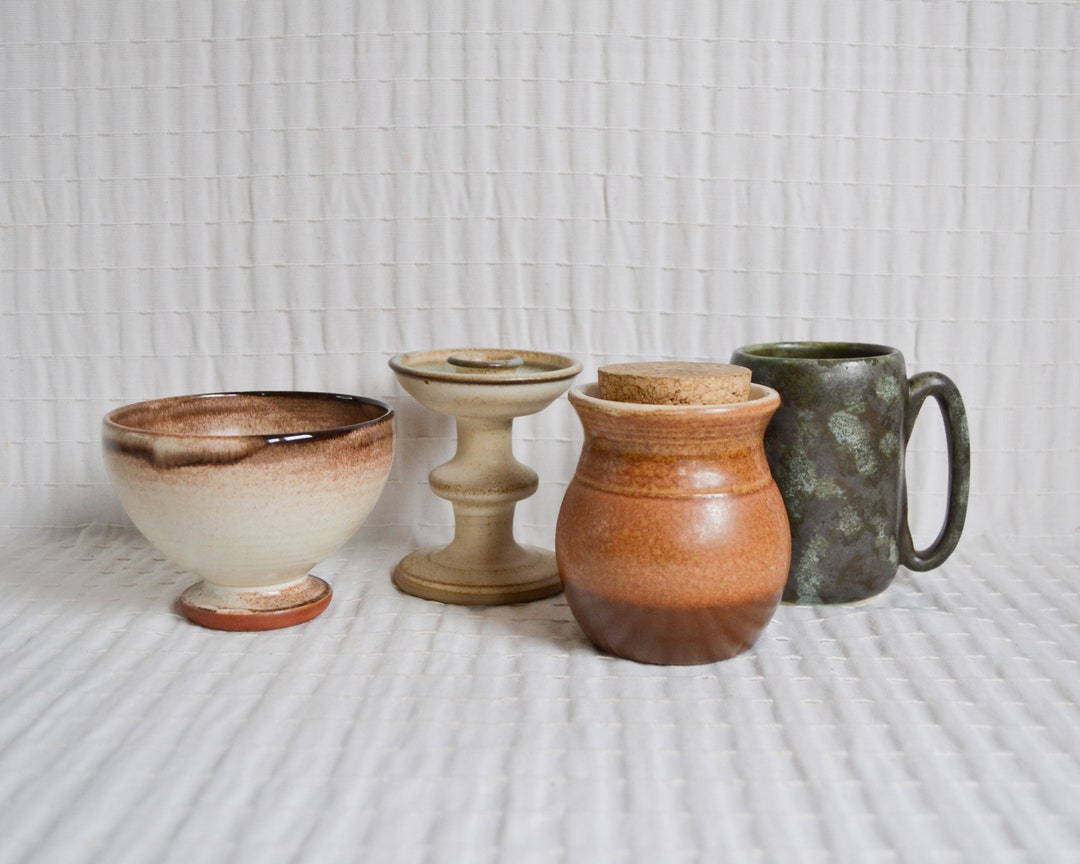 Vintage Studio Pottery Collection Mini Collection of Ceramic - Etsy