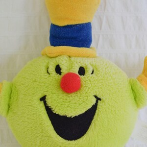Vintage 1990's Mr Men Soft Toy, Mr Funny Cartoon Plush 25cm - Etsy