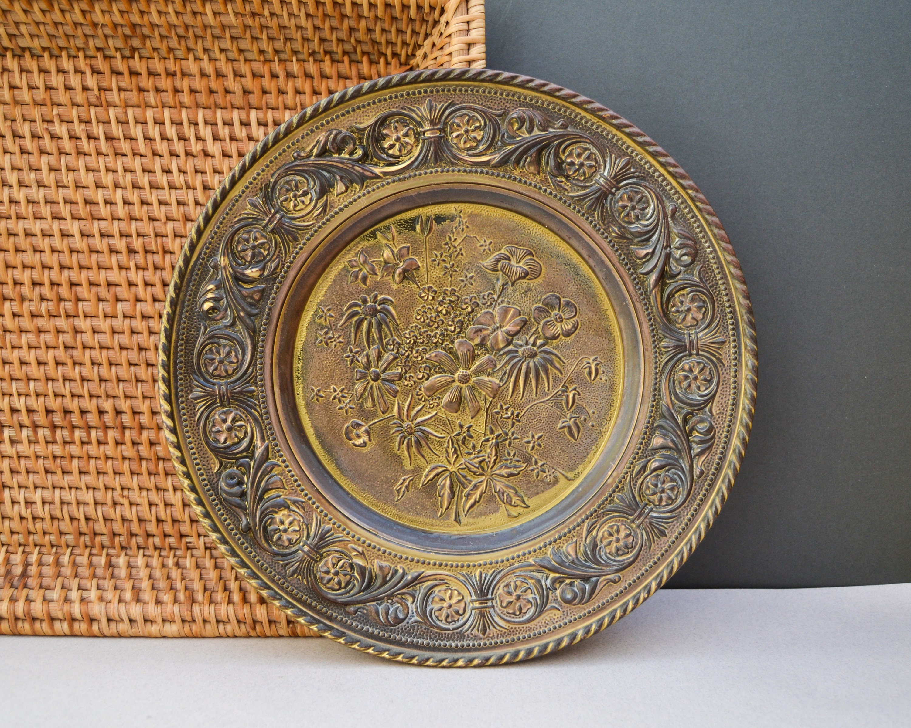 Antique Brass Plate