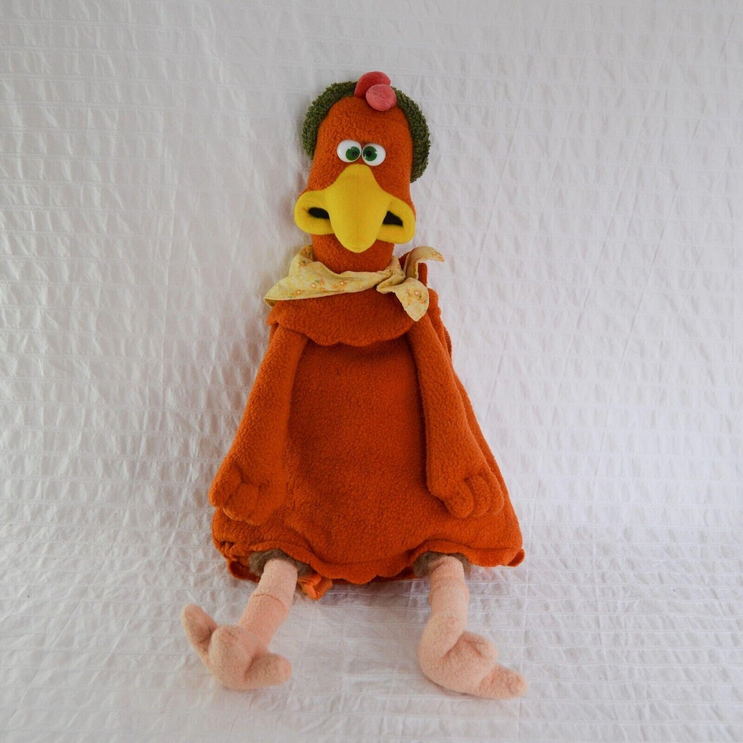 Vintage Chicken Run Backpack Ginger, Aardman Animations 1990's Bag 48cm ...