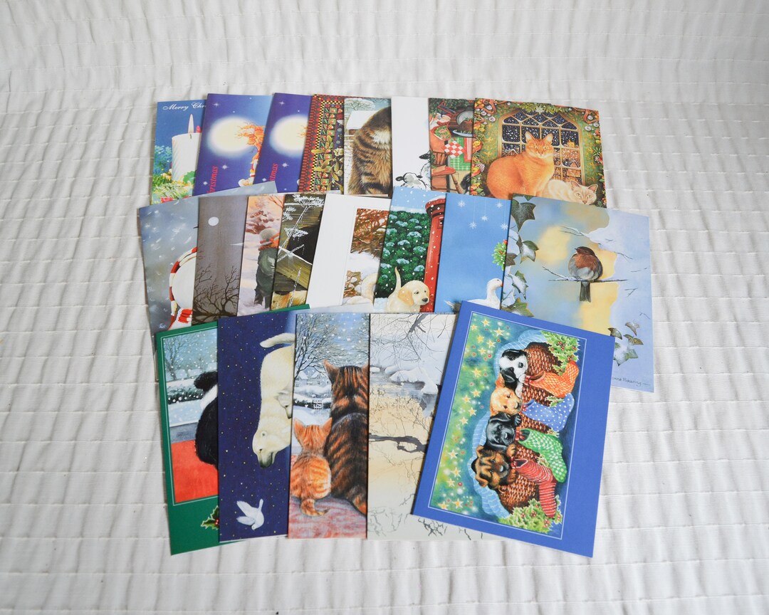 Vintage Christmas Card Bundle 1990's 2000's X20 - Etsy