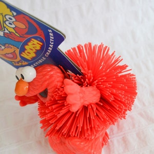 Vintage Sesame Street Koosh Rubber Ball Toy, Original Tag, 1996 Elmo ...