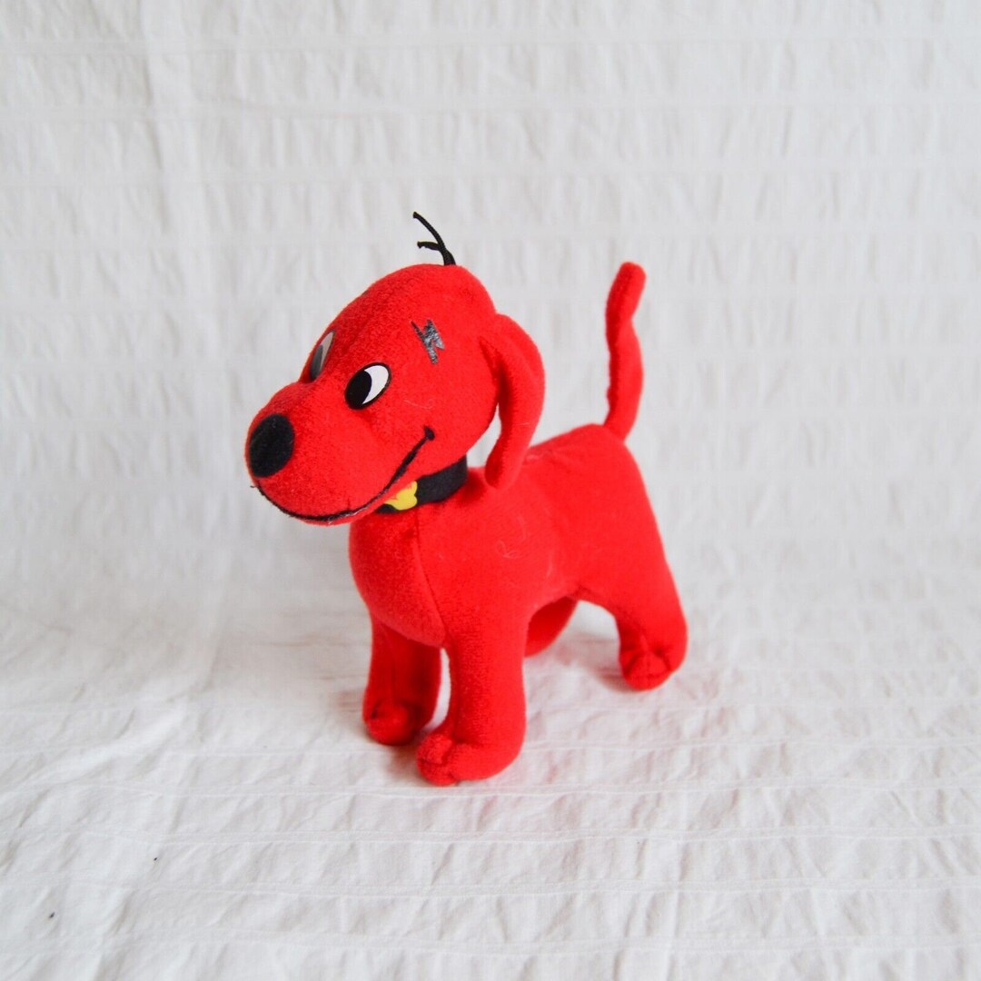 2003 Mcdonalds Scholastic Clifford the Big Red Dog Stand Plush Soft Toy ...