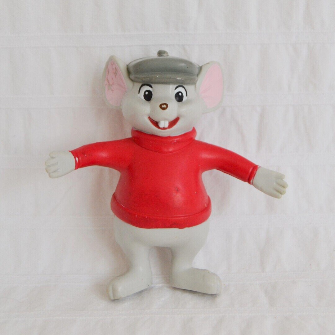 The Rescuers Down Under Mcdonald's Happy Meal Bendable Figure Mouse Red ...