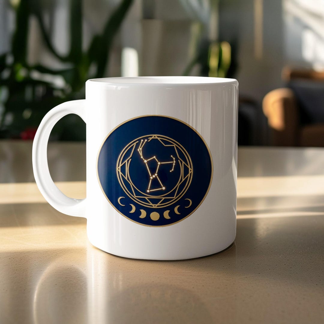 Orion Constellation Mug, Celestial Coffee Cup, Zodiac Mug, Astrology ...