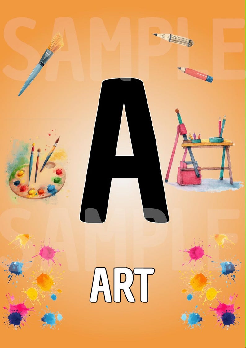 STEAM Poster for Classroom – Educational Wall Art for Kids – Digital ...