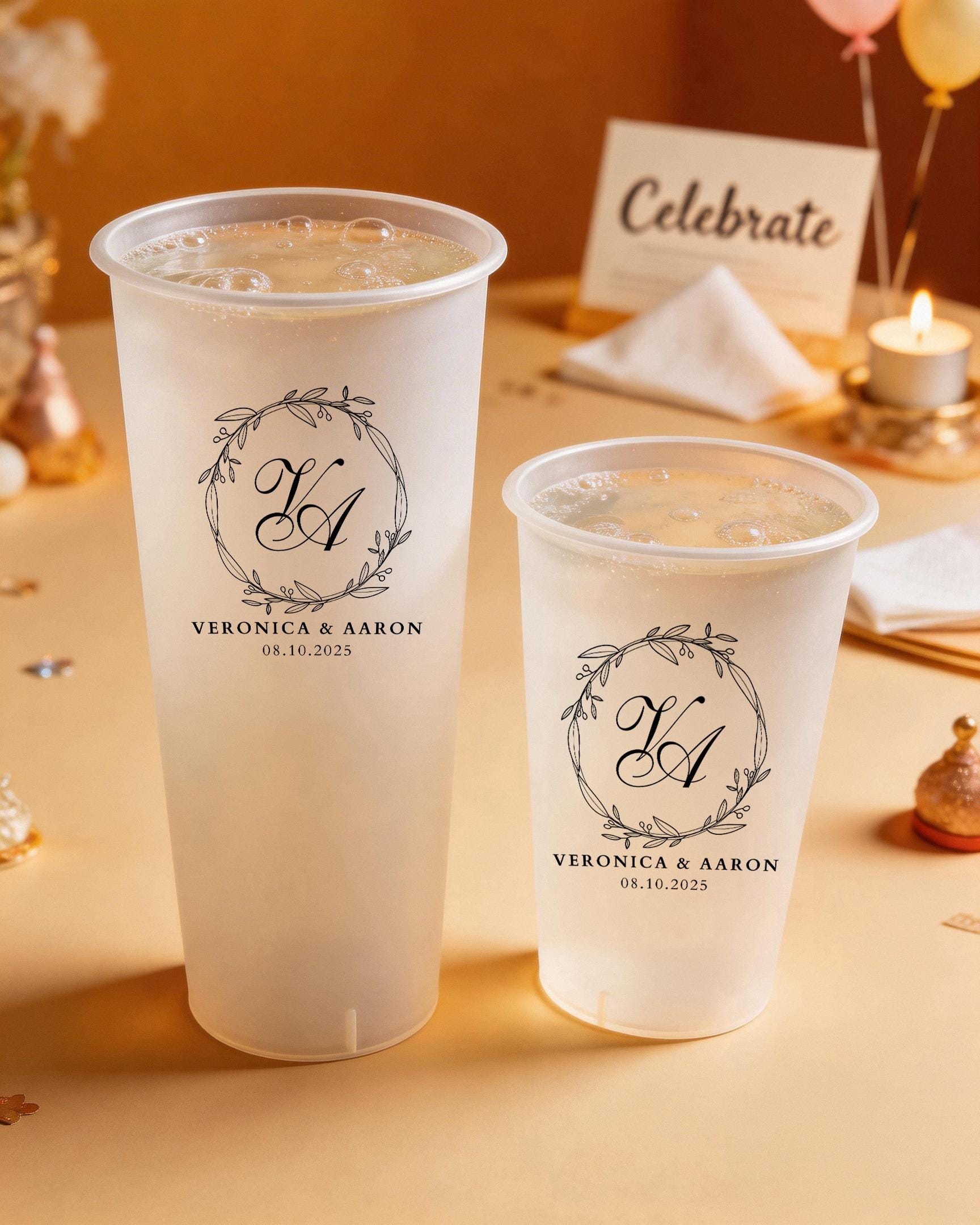 Custom Frosted Plastic Cups