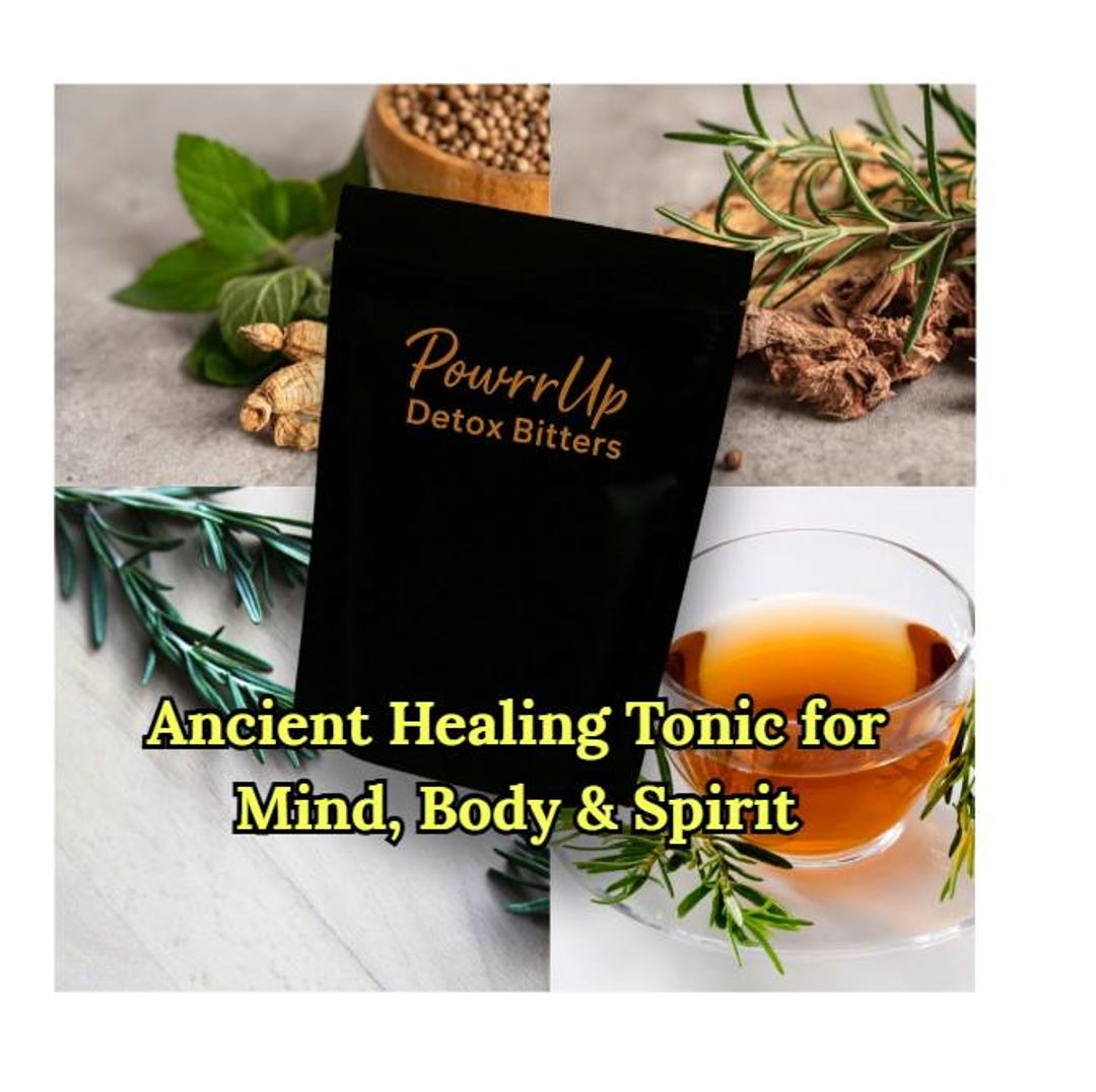Powrrup Detox Bitters | Herbal Cleanse for Gut, Liver, Colon & Kidneys ...