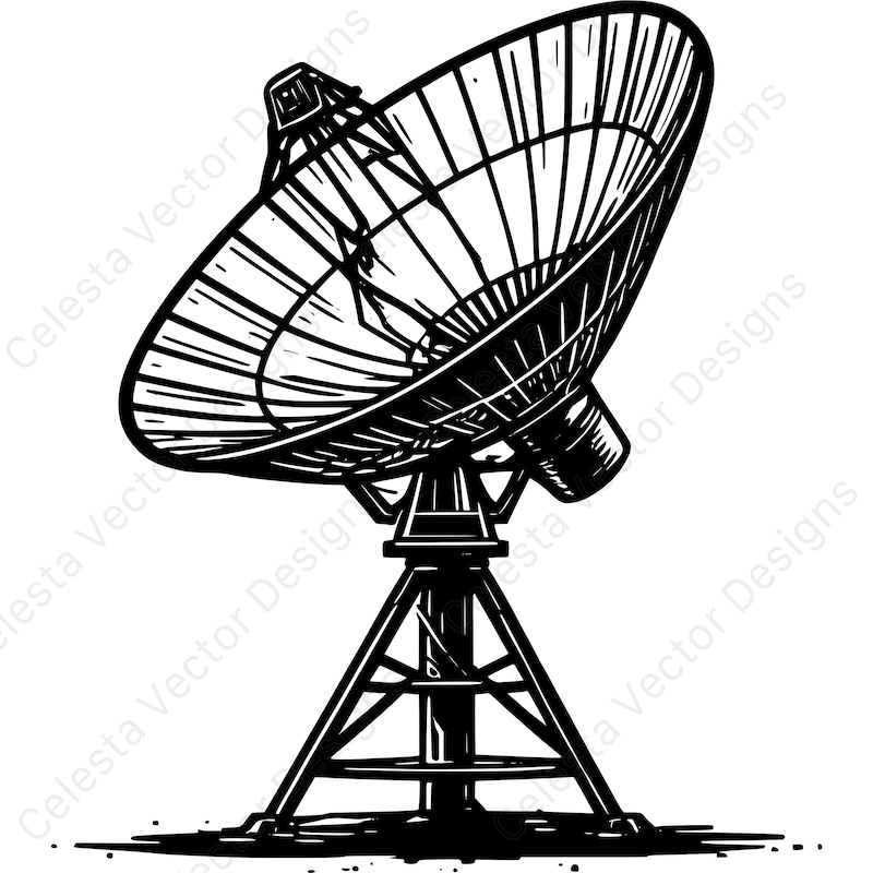 Satellite Dish Wall Art - Etsy