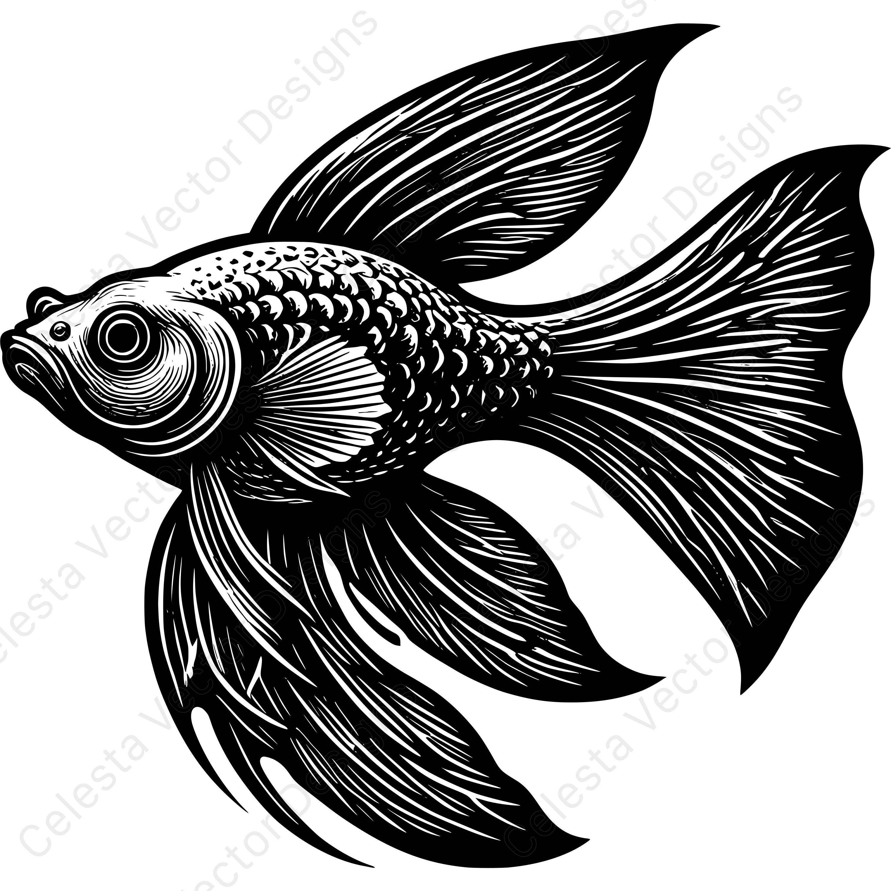 Molly Fish Vector Clipart Digital Download - 4 Svg Images for Cricut ...