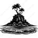 Island Vector Clipart Digital Download - 4 Images in Svg, Png, Jpg, Pdf ...