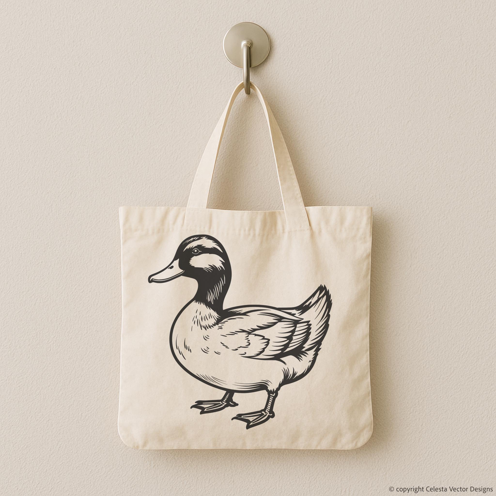 Farm Duck Vector Clipart Digital Download - 4 Images Svg Png Jpg Pdf ...