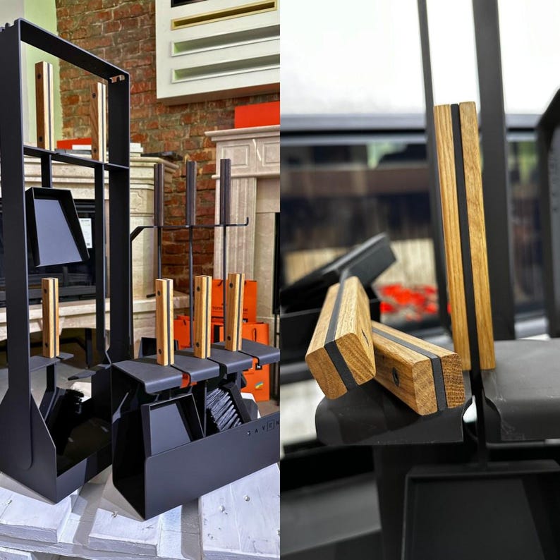 The Scandinavian Style of the Fireplace Tools Set is Modern, Practical ...