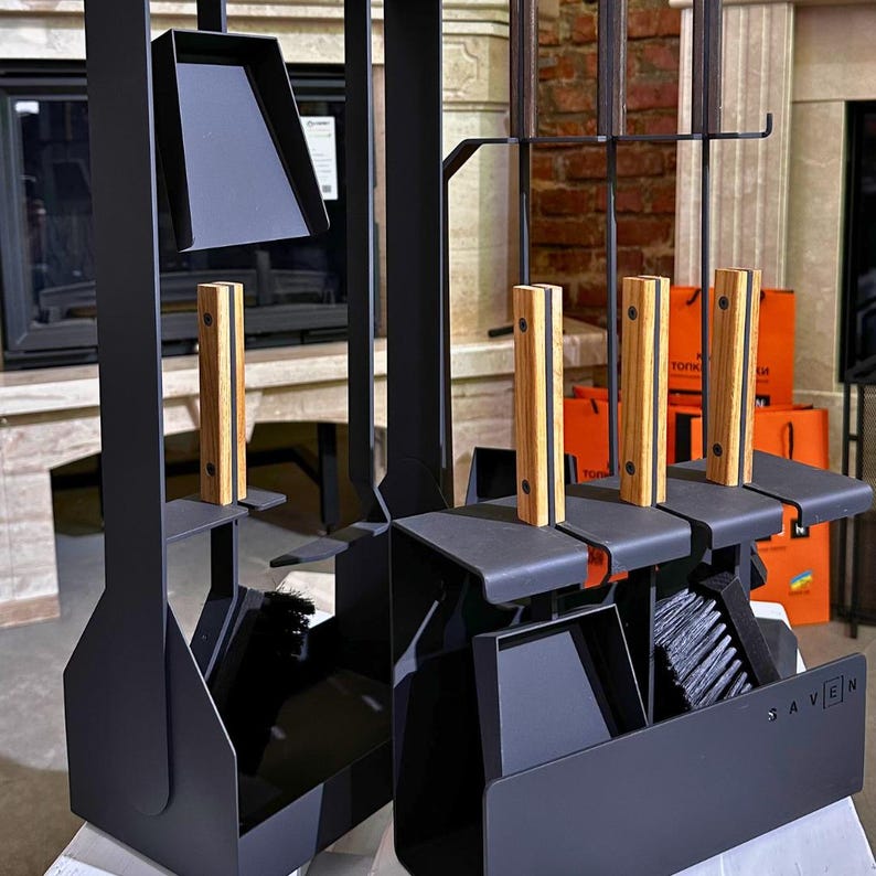 The Small Size of the Fireplace Tools Set is Convenient, Attractive ...
