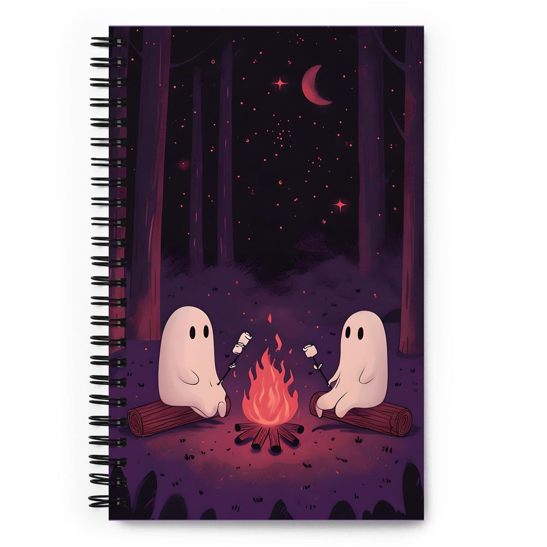 GHOSTLY CAMPFIRE Notebook / Journal / Sketchbook 5.5" X 8.5" - 140 ...