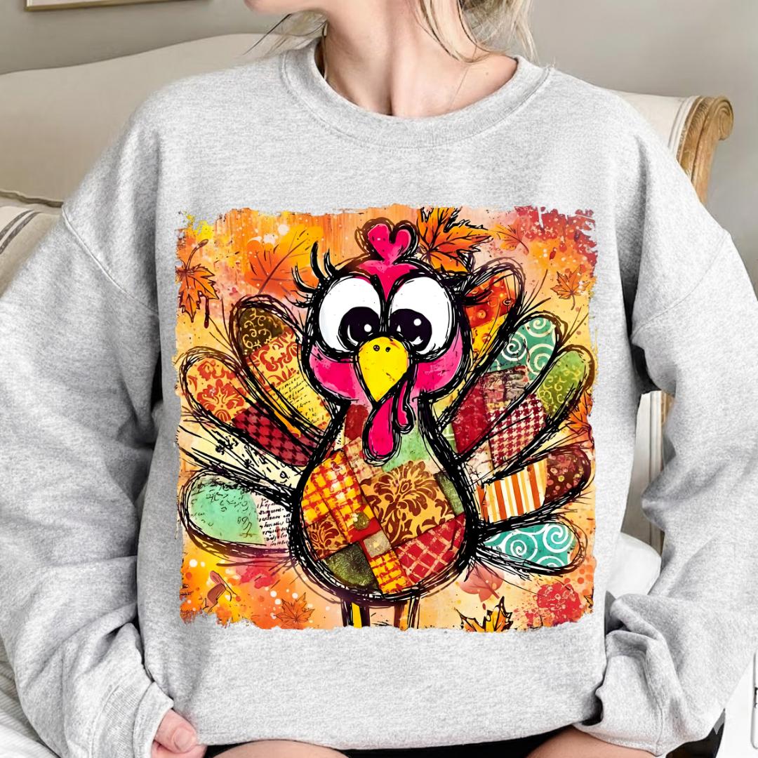 Thanksgiving Gobble Coquette PNG, Preppy Turkey PNG, Thanksgiving ...