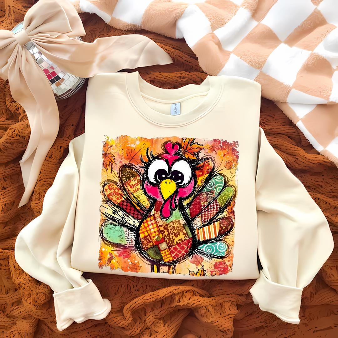 Thanksgiving Gobble Coquette PNG, Preppy Turkey PNG, Thanksgiving ...