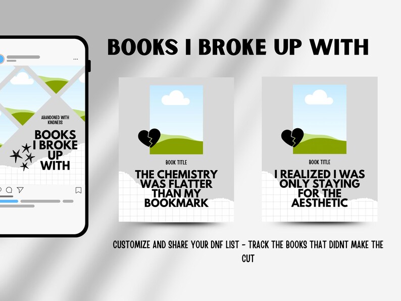 Bookstagram Template 2025 Reading Recap Book Review Canva Reading ...