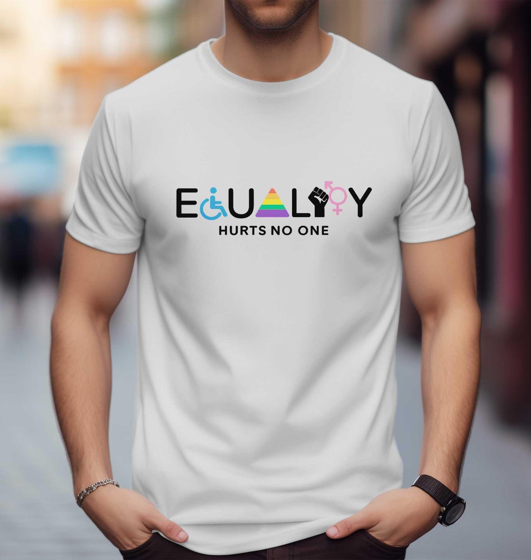 Equality Hurts No One Png, Equal Rights Png, Pride Shirt, LGBTQ Png ...