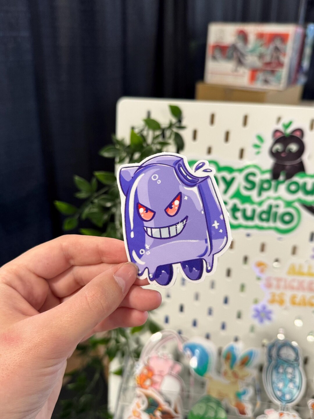 Gengar Popsicle Sticker - Etsy
