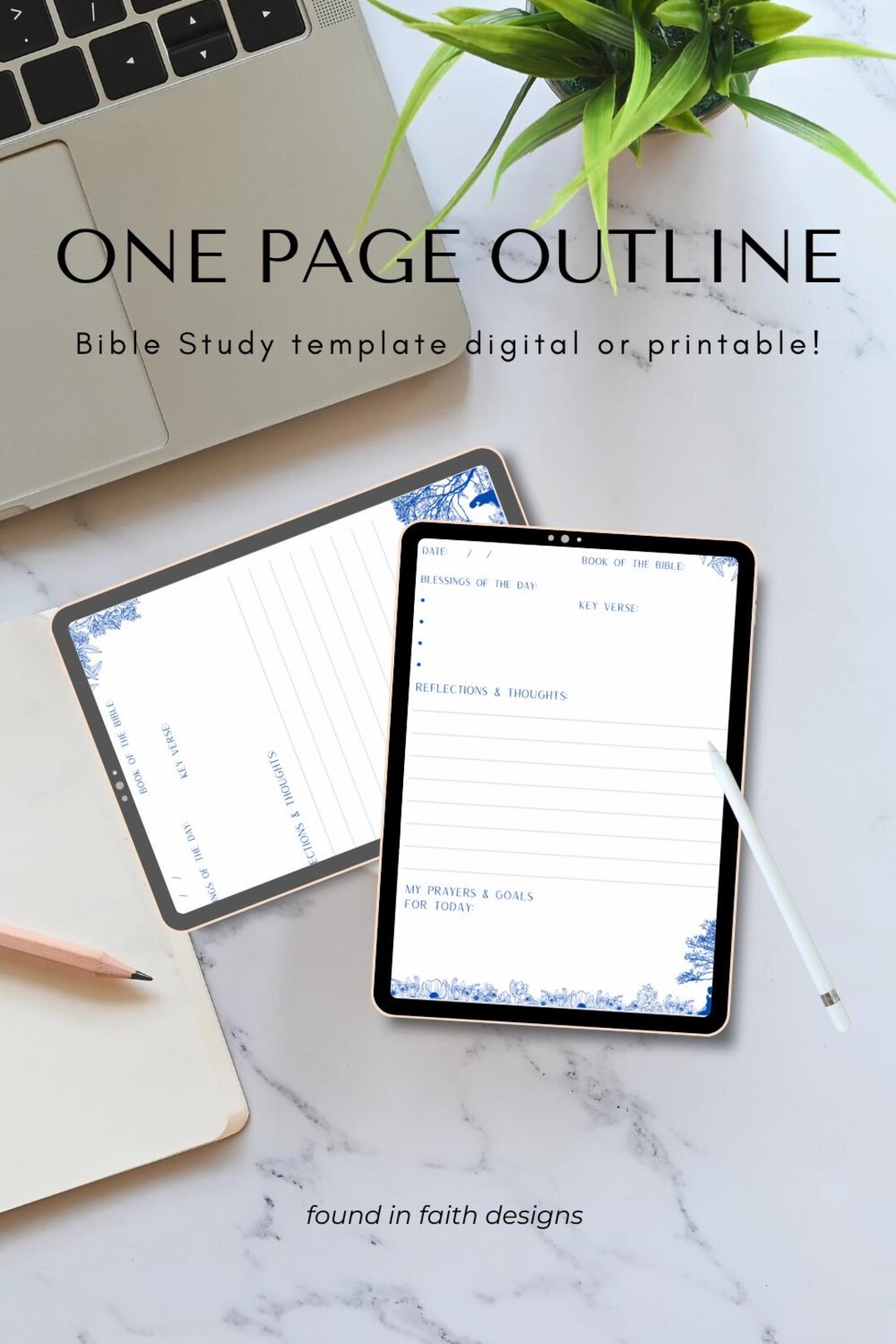 Bible Study Journal Outline - Etsy