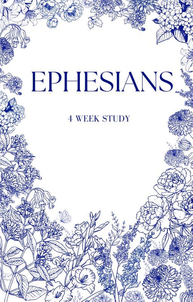 4 Week Ephesians Bible Study for Small Groups or Personal Reflection ...