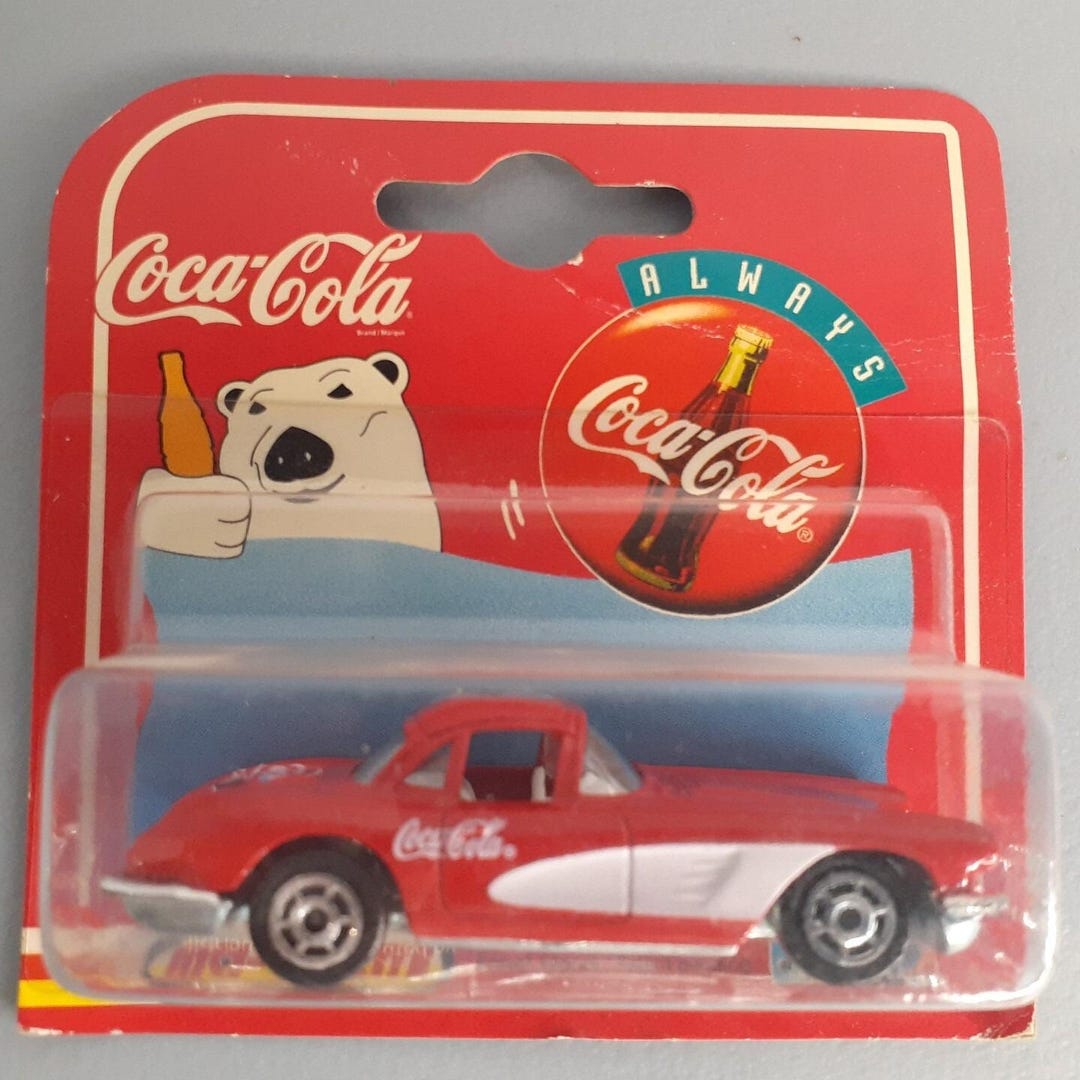 1958 Coca Cola Corvette 1997 Majorette Die Cast 200 Series New Still ...
