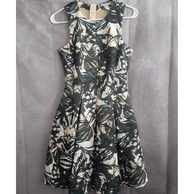 Tropical Print Dress - Etsy