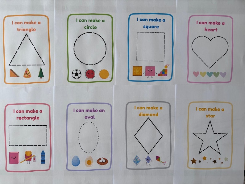 Basic Shapes Play-dough Mats | Preschool Printable Shapes | Fine Motor ...