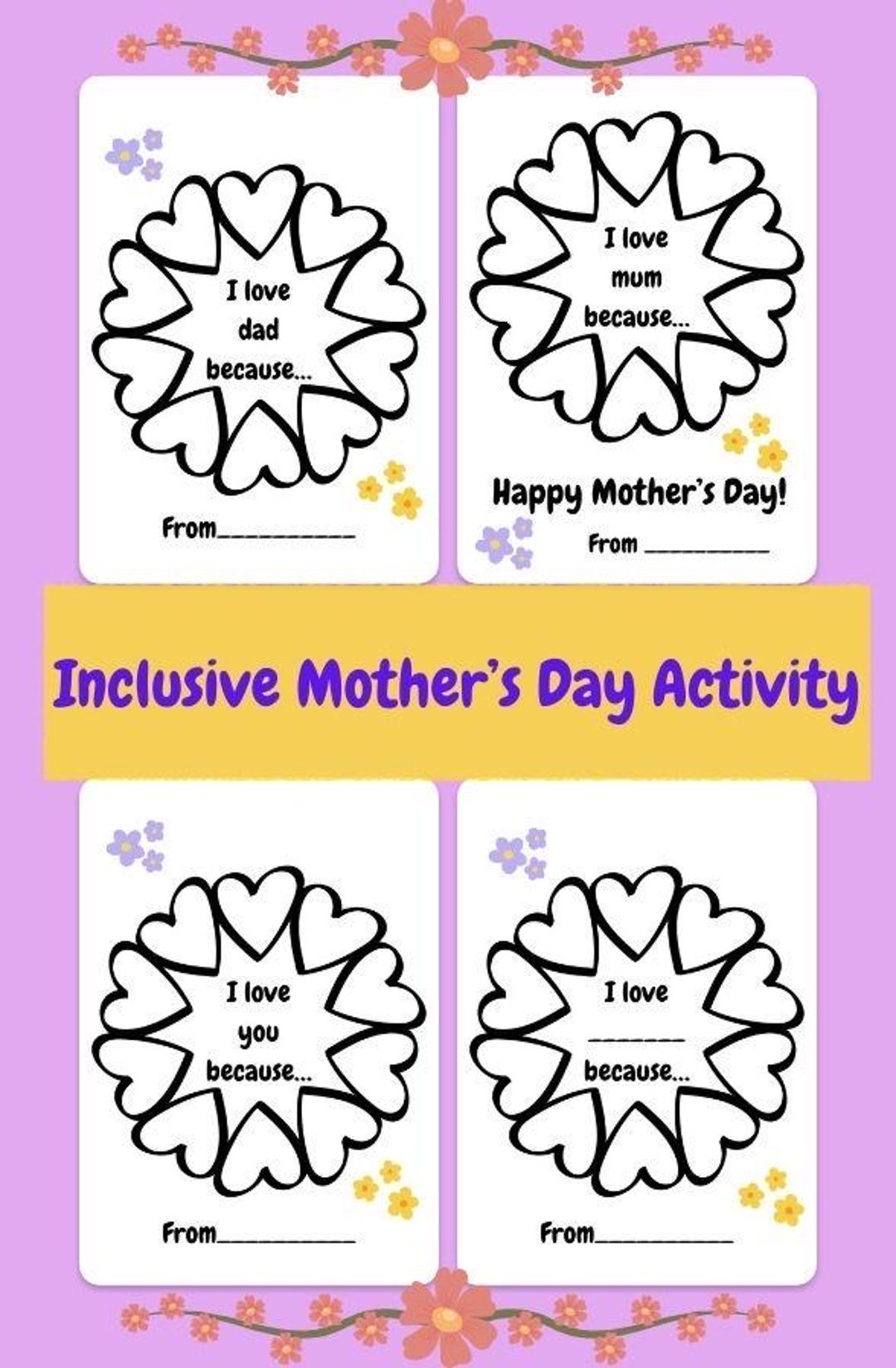 Inclusive Mothers’ Day Craft | School Craft Resource | Digital Download ...