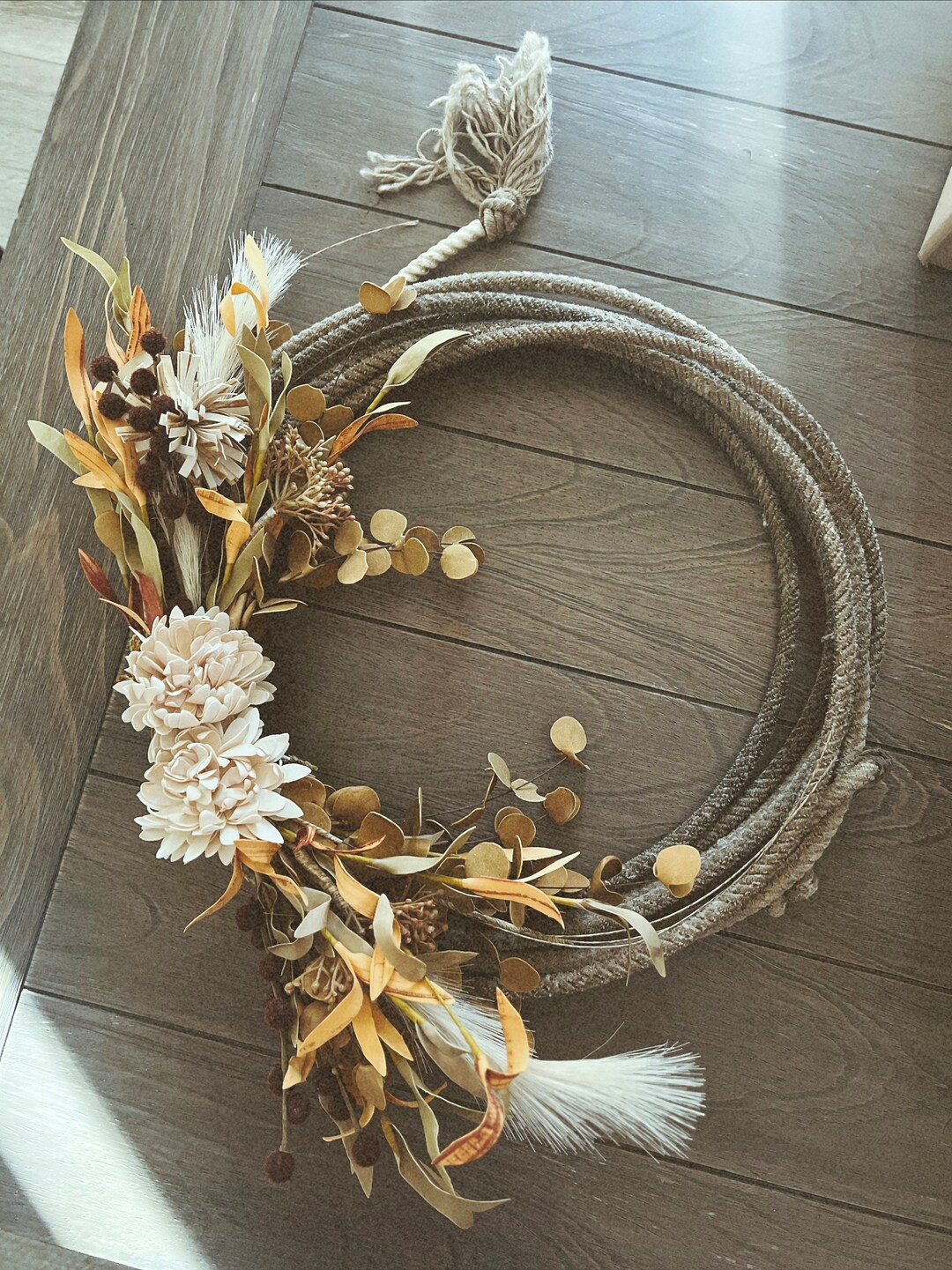 Rope Wreath, Western Wreath, Lariat Wreath, Lasso Wreath, Western ...