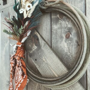 Steer Rope Western Lariat Lasso Country Farmhouse Boho Wreath - Etsy