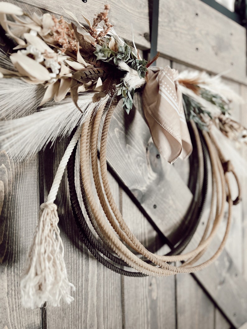 Neutral Rope Western Lariat Lasso Country Farmhouse Boho - Etsy