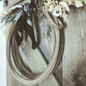 Rope Wreath, Western Wreath, Lariat Wreath,lasso Wreath,western Wreath ...