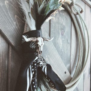 Steer Rope Western Lariat Lasso Country Farmhouse Boho Wreath - Etsy