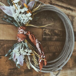 Rope Wreath, Western Wreath, Lariat Wreath, Lasso Wreath, Western ...