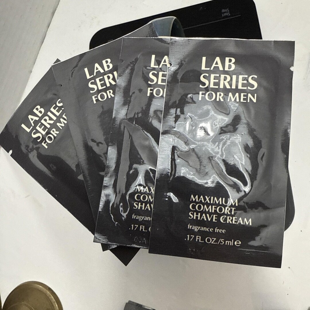 Lab Series for Men Maximum Comfort Shave Cream-four 0.17 Fl Oz Sample ...