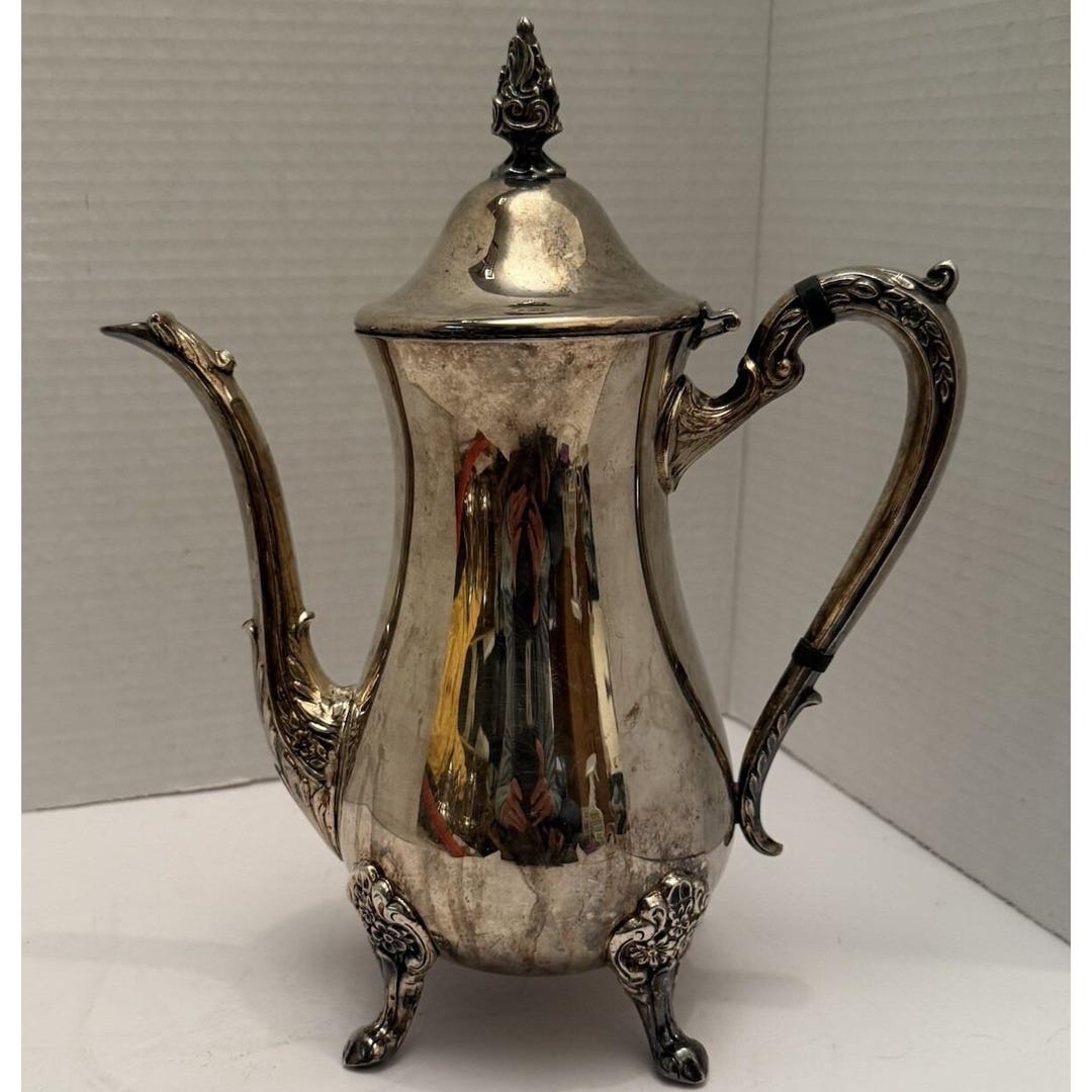 Vintage Smaller Claw Footed Victorian Style Coffee/teapot - Etsy