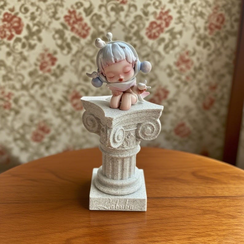 Labubu Roman Column Display Stand | Labubu Accessories | Doll Display ...