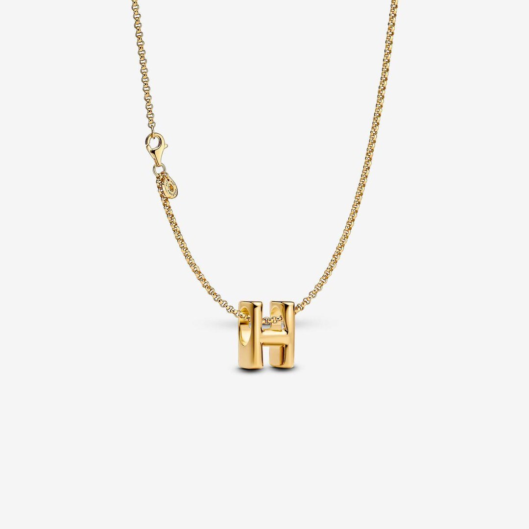 Pandora Letter H Charm Necklace - Etsy