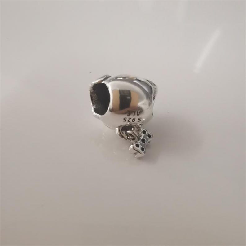 Charm de plata para perro con huesos de Pandora - Etsy México